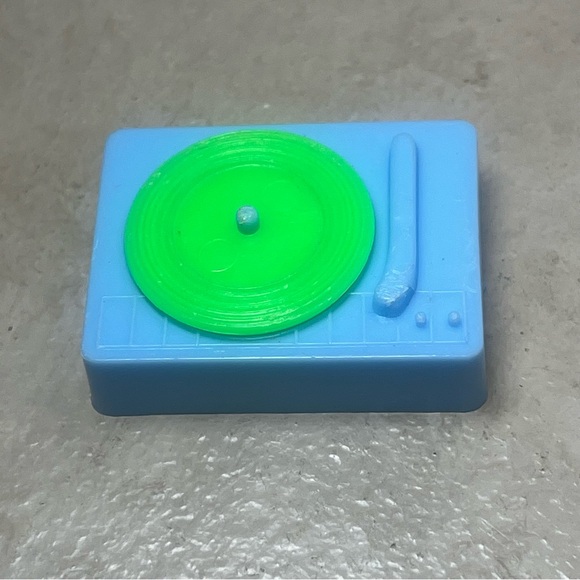 Barbie | Toys | Barbie Doll Miniature Accessory Blue Green Record ...
